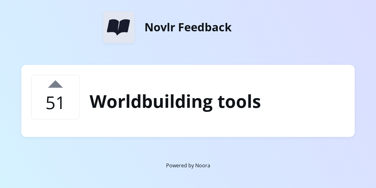 Worldbuilding tools | Features | Novlr